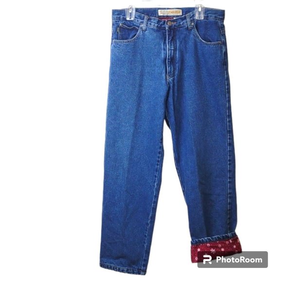 Cabela's | Jeans | Womens Cabelas Fleece Lined Snowflake Pattern High ...